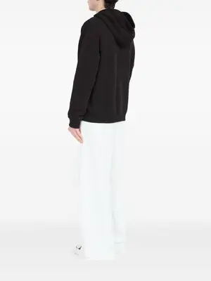 MAISON MARGIELA Logo Cotton Hoodie - Black