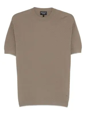 Emporio Armani Knitted T-shirt - Grey