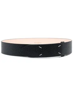 MAISON MARGIELA Leather Belt - Black