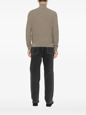 Emporio Armani Chevron Cardigan