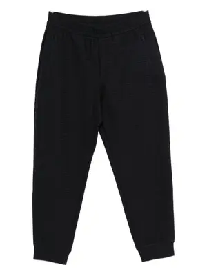 Emporio Armani Cotton Blend Sweatpants - Blue