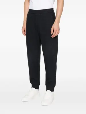 Emporio Armani Cotton Blend Sweatpants - Blue