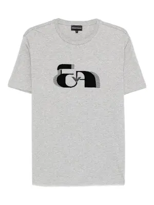 Emporio Armani Printed Cotton T-shirt