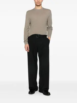Emporio Armani Wool Crewneck Sweater
