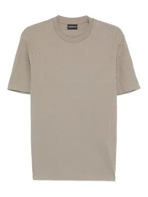 Emporio Armani Logo Cotton T-shirt - Grey