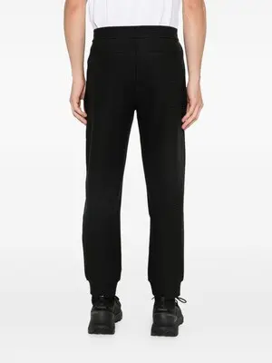Emporio Armani Cotton Blend Sweatpants - Black