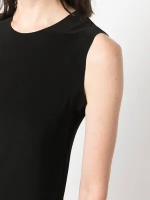 Norma Kamali Crewneck Top - Black