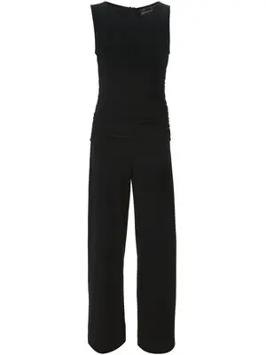 Norma Kamali Sleeveless Crewneck Jumpsuit - Black