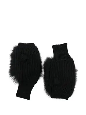 ALPO Cashmere Fur Gloves