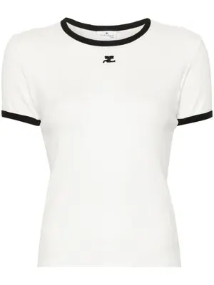 Courreges Embellished T-shirts For Women