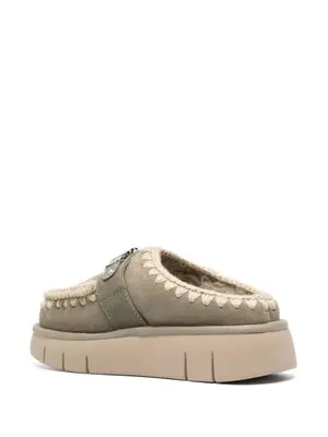 Mou Bounce Clog Slippers - Grey