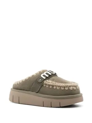 Mou Bounce Clog Slippers - Grey