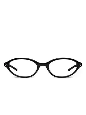 GENTLE MONSTER La Cha 01 Oval-frame Glasses - Black