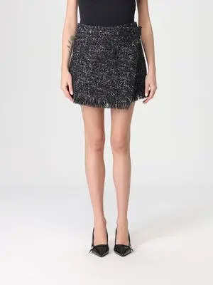MSGM Tweed Shorts - Black