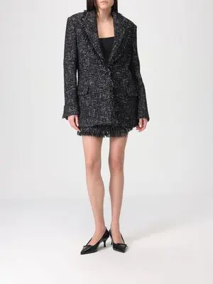 MSGM Tweed Shorts - Black