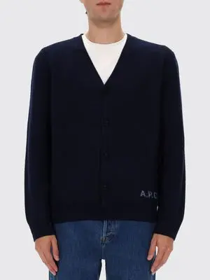 A.p.c. V-neck Cardigan - Blue