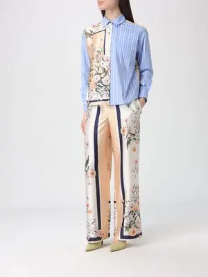 Liu Jo Printed Wide Leg Trousers