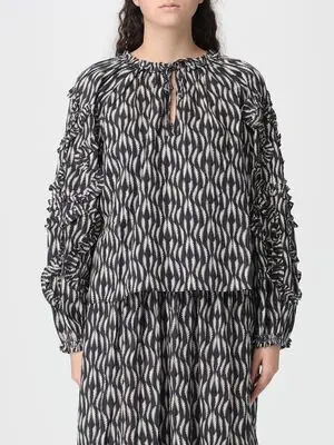 Ulla Johnson Printed Top With Ruffle Detailing
