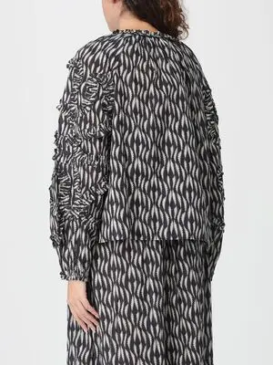 Ulla Johnson Printed Top With Ruffle Detailing
