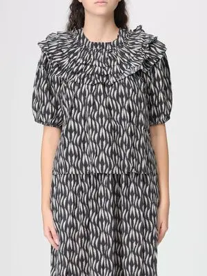 Ulla Johnson Printed Ruffled Blouse