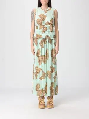 Ulla Johnson Feather Print Maxi Dresses