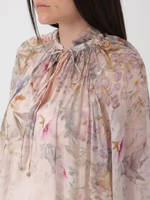 Zimmermann Wanderlust" Floral Print Blouse - Beige
