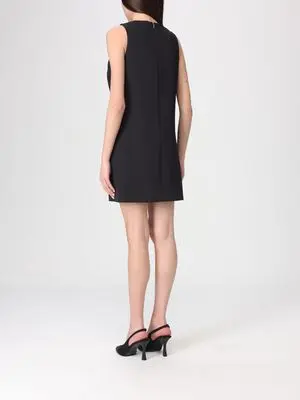 Liu Jo Sleeveless Embellished Neckline Dress - Black