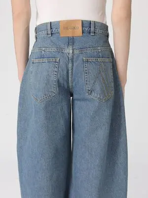 Attico Wide Leg Jeans - Blue