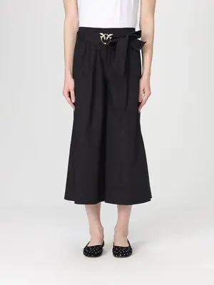 Pinko Wide Leg Belted Culottes - Black