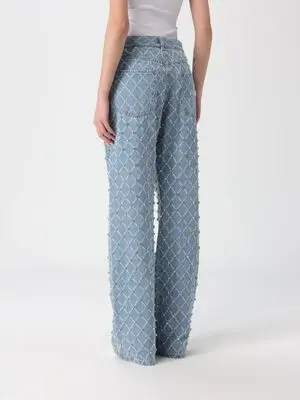 Pinko Embellished Wide-leg Jeans