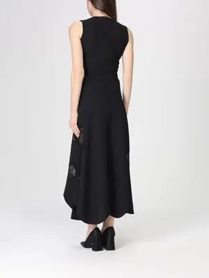 Bite Studios Sleeveless Lace Trimmed Midi Dress