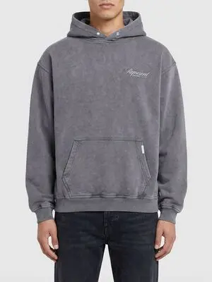 Men's Gray Oversized Sweatshirts Hoodies