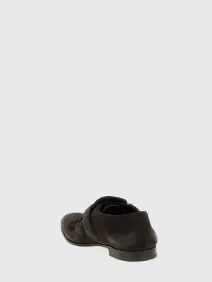 Church's Suede Monk Strap Brogue Shoes - Brown