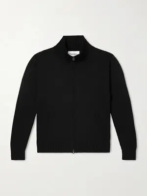 CORRIDOR Organic Cotton Zip-up Cardigan