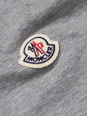 Moncler Three-pack Logo-appliquéd Cotton-jersey T-shirts - Multi
