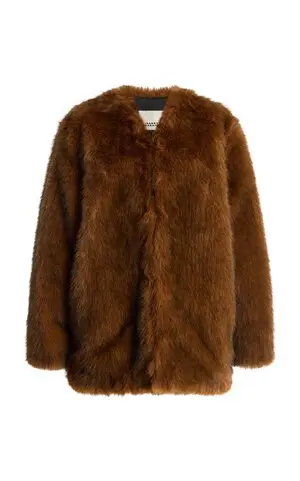 Isabel Marant Aglae Faux Fur Jacket