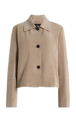 ARMA Emy Suede Jacket - Taupe