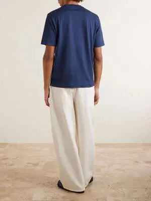 Fedeli Organic Cotton-jersey T-shirt