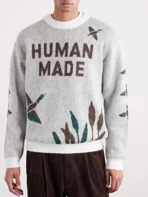 HUMAN MADE Jacquard-knit Sweater