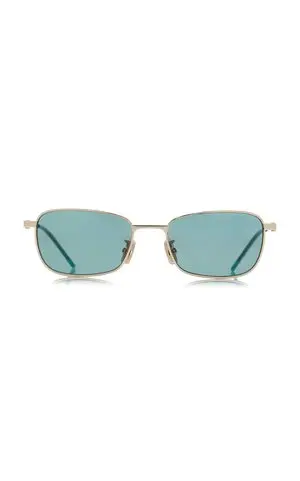Givenchy Speed Square-frame Metal Sunglasses - Green