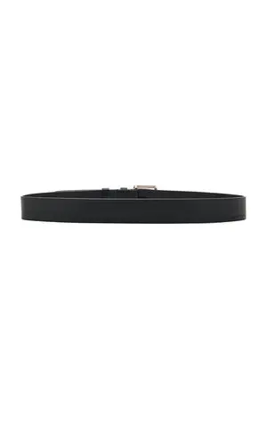 Max Mara Leather Braided Belt - Black