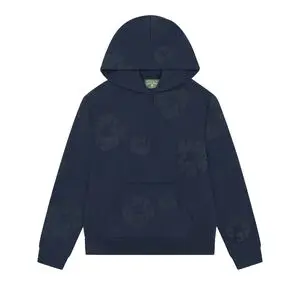 DENIM TEARS Mono Cotton Wreath Hoodie - Blue