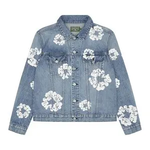 DENIM TEARS Cotton Wreath Denim Jacket