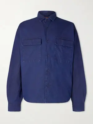 A KIND OF GUISE Nanamica Insulation Padded Cotton-blend Shell Shirt