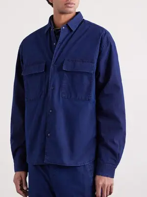 A KIND OF GUISE Nanamica Insulation Padded Cotton-blend Shell Shirt