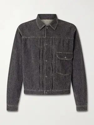 Kapital Cropped Cotton-blend Twill Jacket - Gray