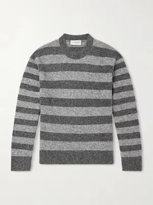 Officine Générale Randy Striped Knitted Sweater