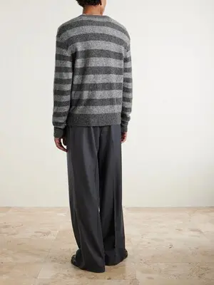 Officine Générale Randy Striped Knitted Sweater