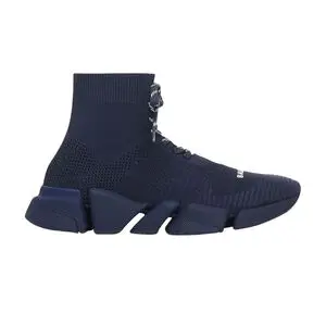 Balenciaga Speed 2.0 Lace-up Sneakers - Blue