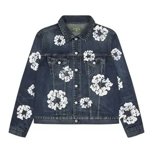 DENIM TEARS Cotton Wreath Denim Jacket
